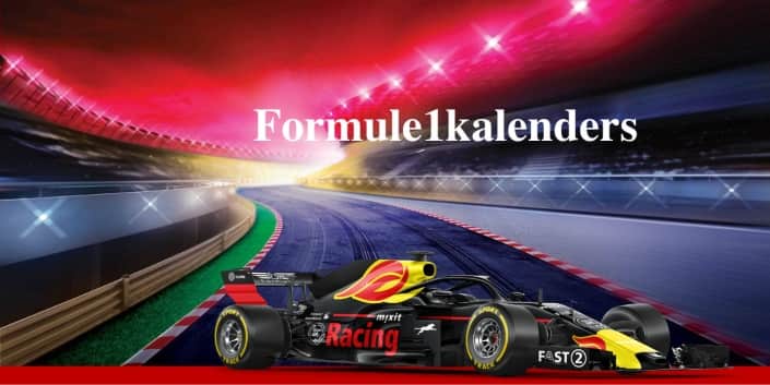 Formule 1 kalender | Poster F1 kalender met starttijden, circuitinfo